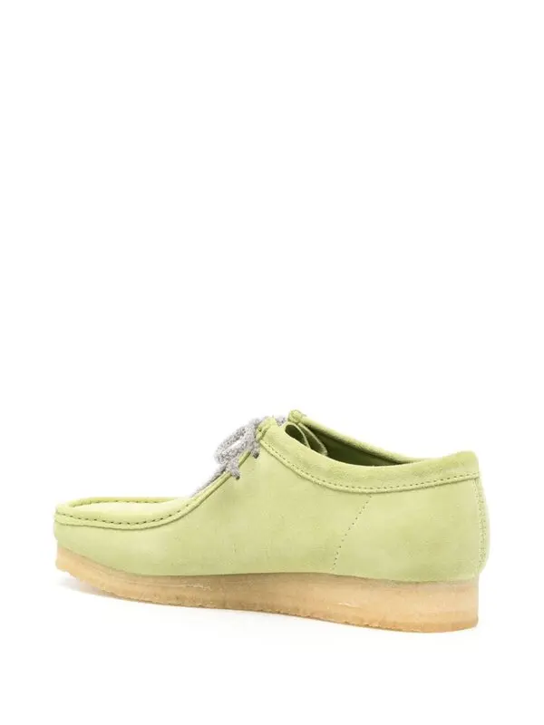 Clarks Wallabee Suede Boat Shoes - Green