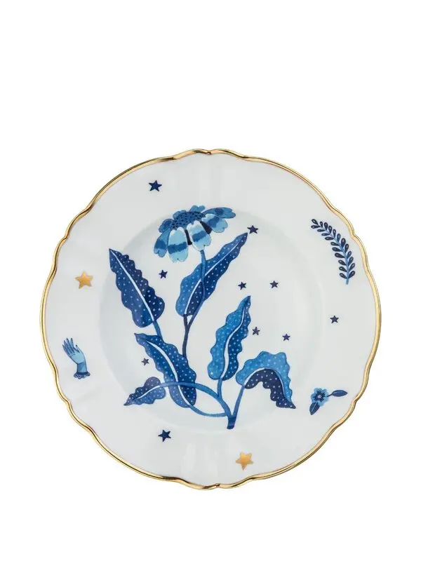 BITOSSI HOME Floreal Porcelain Deep Plate
