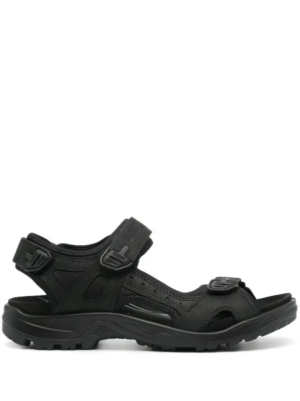 Ecco Offroad Panelled Sandals - Black