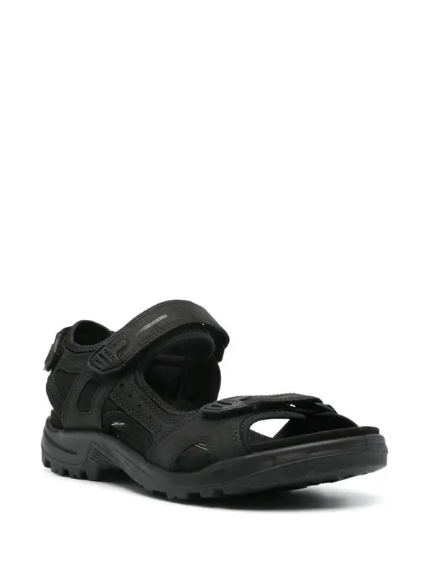 Ecco Offroad Panelled Sandals - Black
