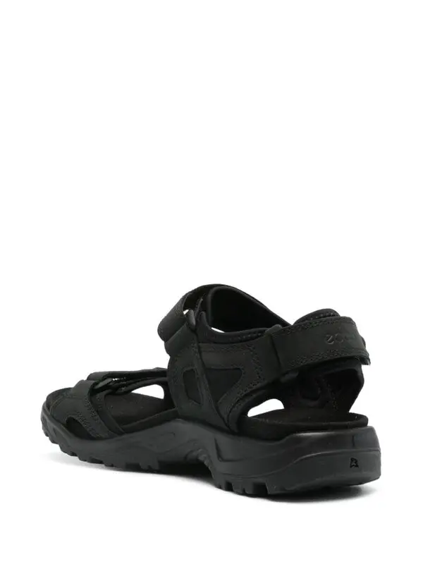 Ecco Offroad Panelled Sandals - Black
