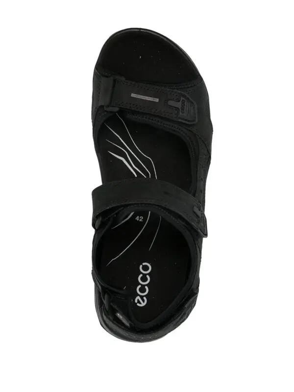 Ecco Offroad Panelled Sandals - Black