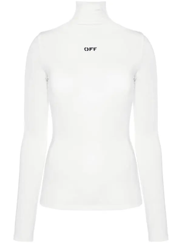Off-White Logo-print Second-skin Top