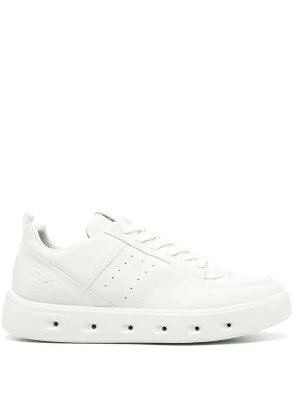 Ecco Street Leather Sneakers - Neutrals