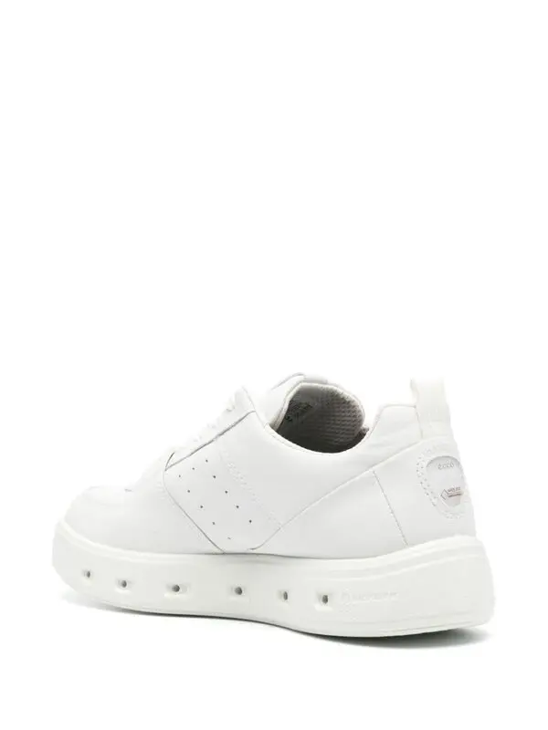 Ecco Street Leather Sneakers - Neutrals