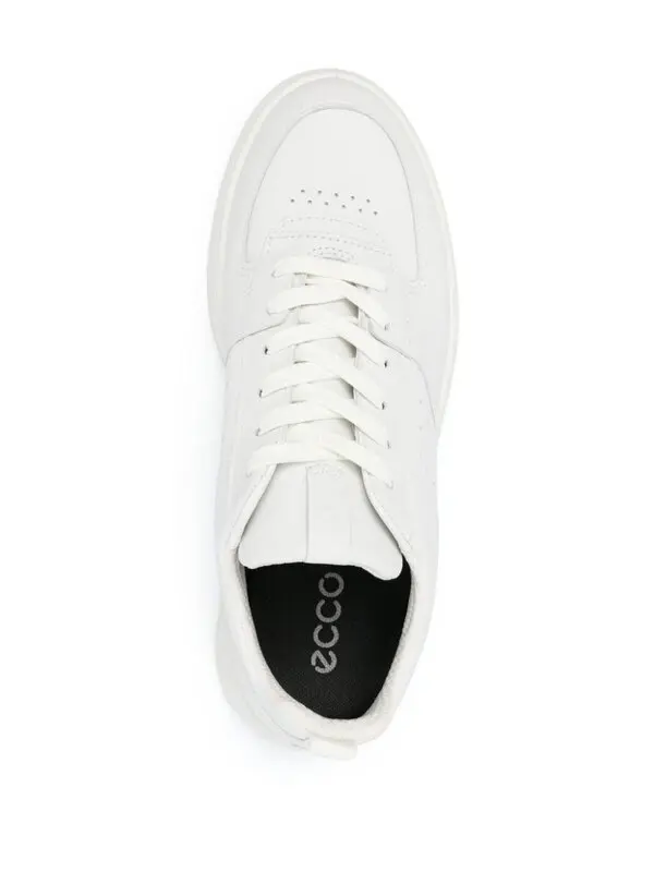 Ecco Street Leather Sneakers - Neutrals