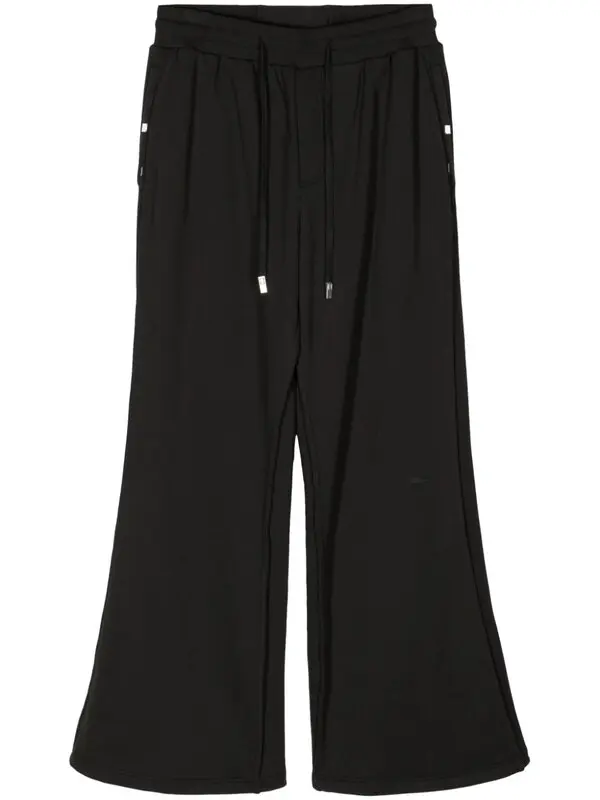 C2H4 Cotton Wide-leg Track Pants