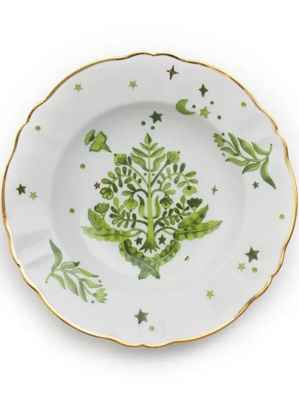 BITOSSI HOME Floreal Porcelain Deep Plate