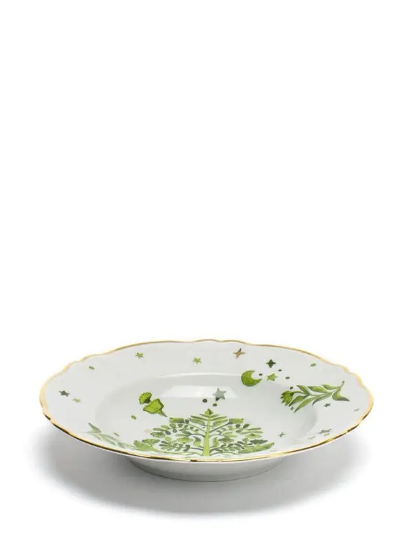 BITOSSI HOME Floreal Porcelain Deep Plate