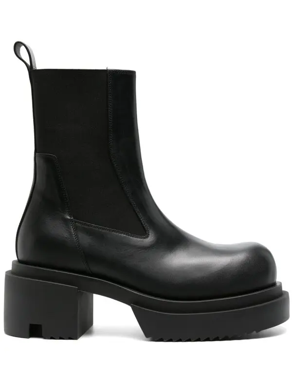 Rick Owens Beatle Bogun 60mm Leather Boots