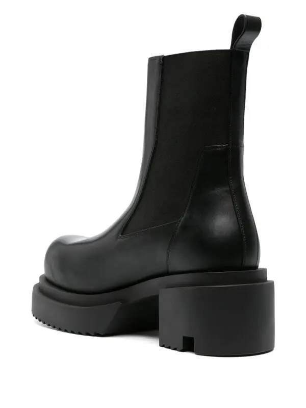 Rick Owens Beatle Bogun 60mm Leather Boots
