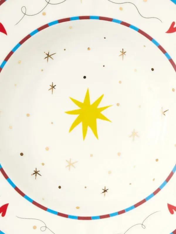 BITOSSI HOME Star Porcelain Deep Plate