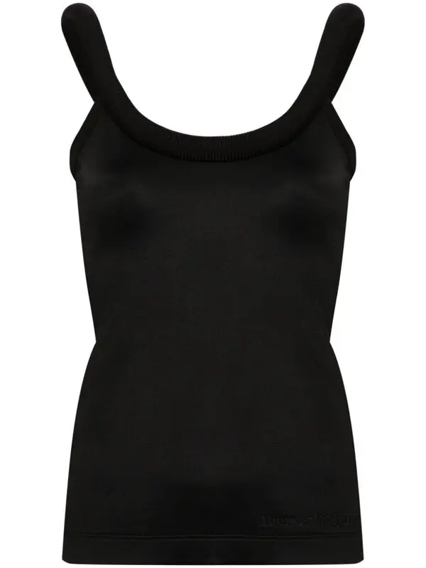 Alexander McQueen 3d-detailing Sleeveless Top - Black