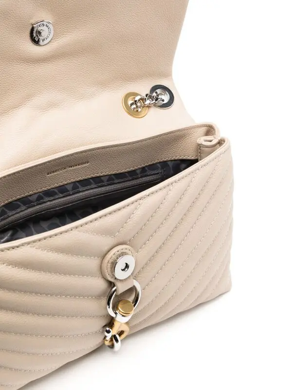 Rebecca Minkoff Medium Edie Crossbody Bag In Neutrals - 15  display picture 3