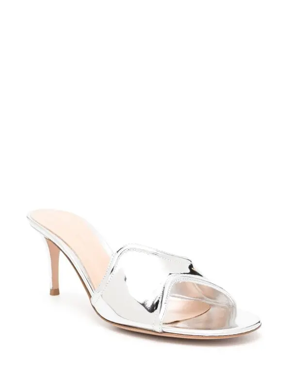GIANVITO ROSSI Lucrezia 70mm Leather Sandals