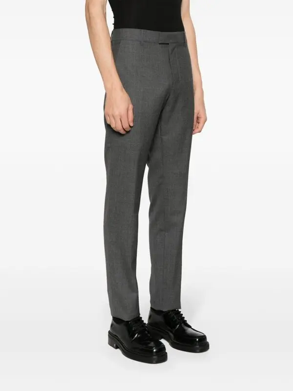 Ami Tailored Virgin Wool Trousers - Grey