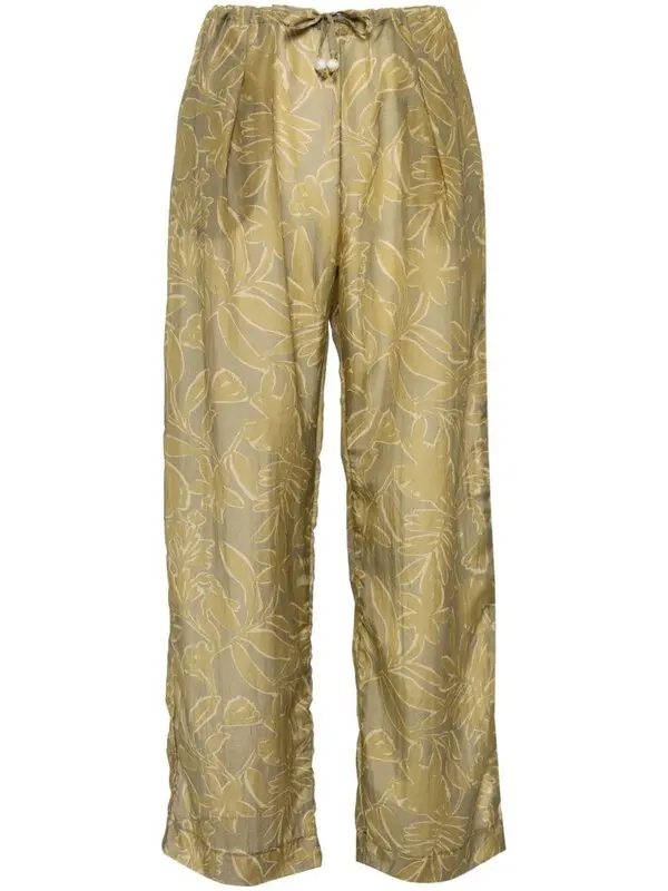 ALOHAS Tiki Floral Trousers