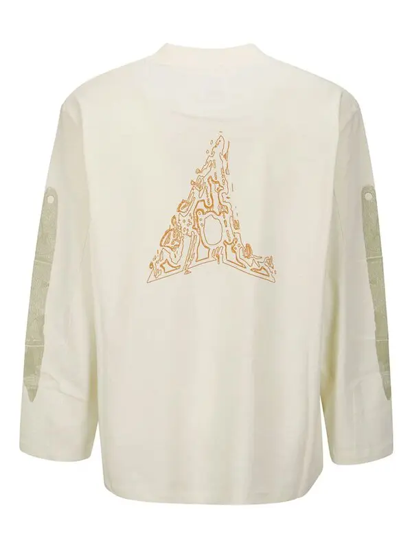 ROA Graphic-print Panelled Sweatshirt