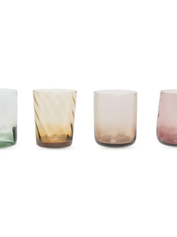 BITOSSI HOME Textured Glass Tumblers