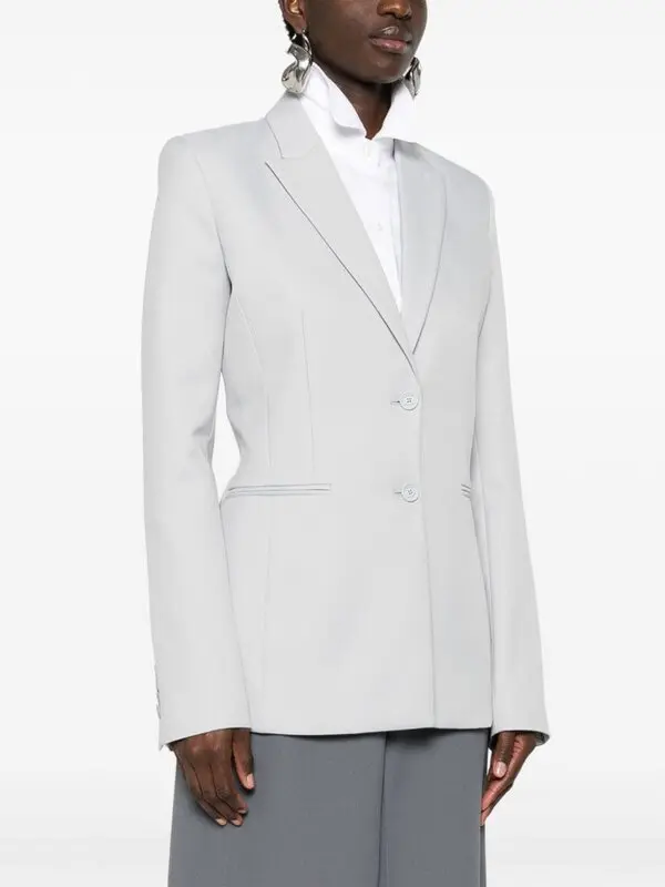 Off-White Single-breasted Blazer - Grey