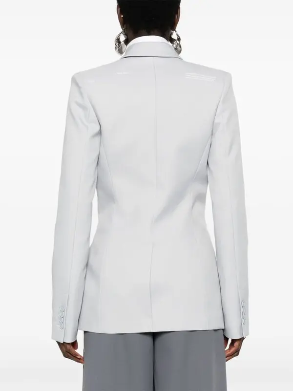 Off-White Single-breasted Blazer - Grey
