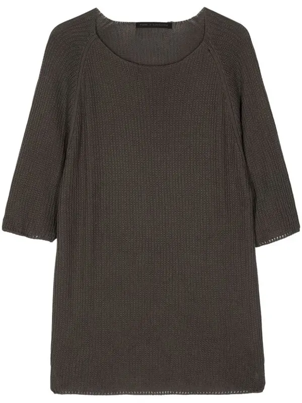 FORME D'EXPRESSION Short-sleeve Knitted Jumper