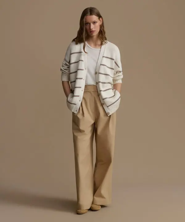 Jenni Kayne Chloe Cardigan - Multicolor,taupe,stripe