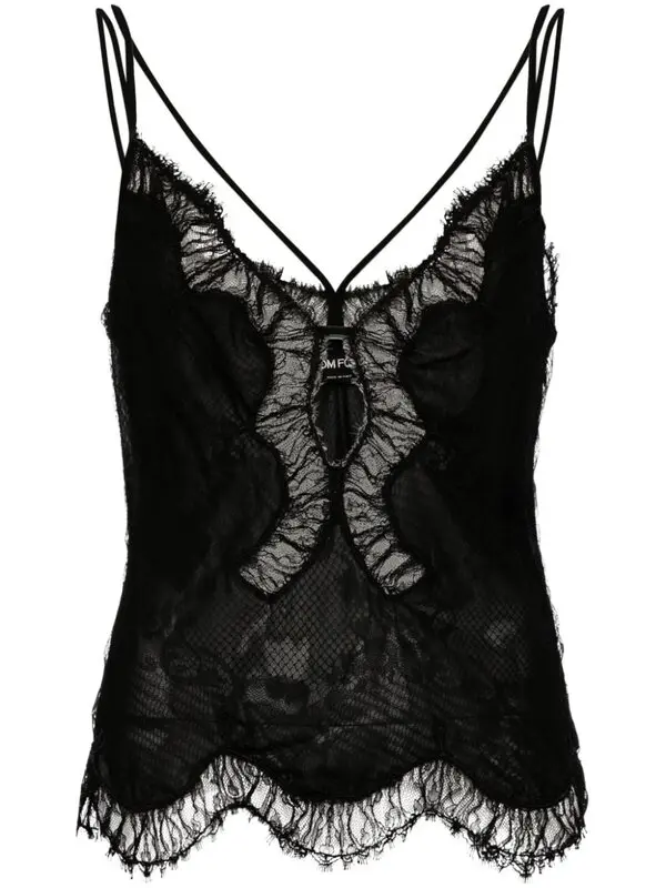 TOM FORD Chantilly-lace Slip Top