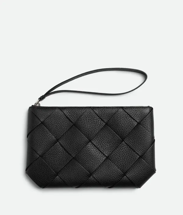Bottega Veneta Diago Medium Pouch - Black