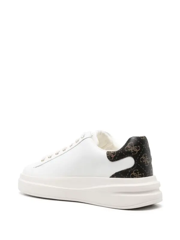Guess Elbina Leather Sneakers - White