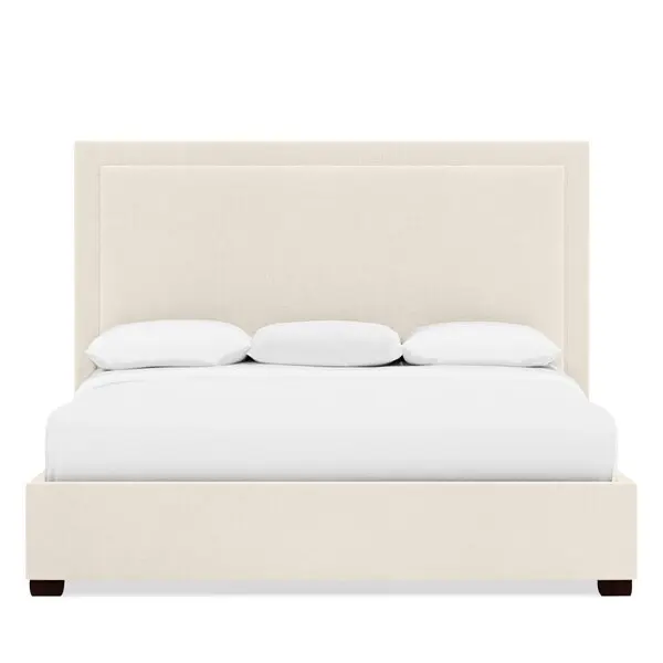 BERNHARDT Morgan Queen Bed With 64 Headboard - Cream/-