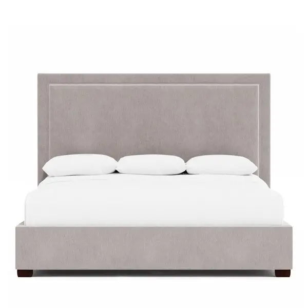 BERNHARDT Morgan King Bed With 64 Headboard - Gray/b-