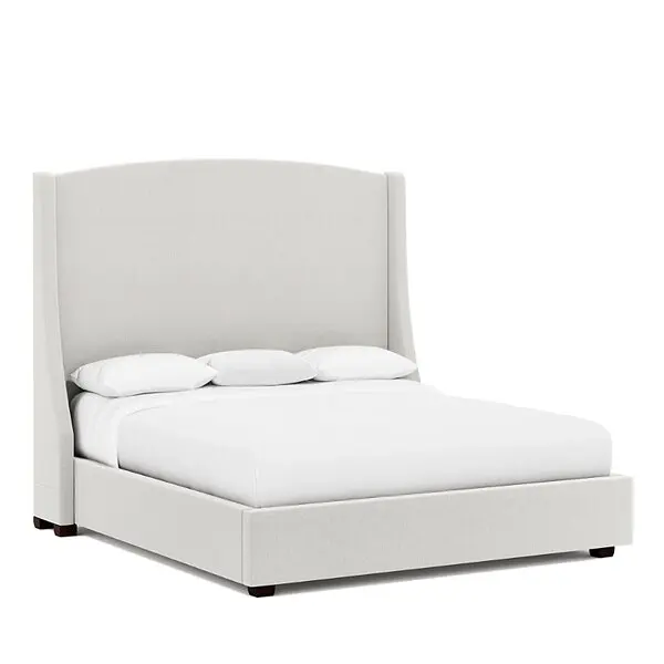 BERNHARDT Cooper Queen Bed With 64 Headboard - White/cream/b-