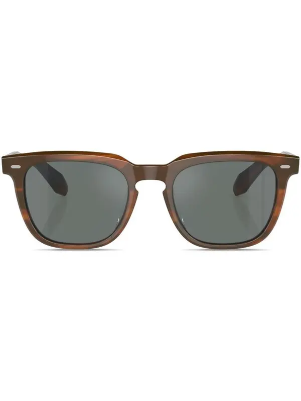 Oliver Spencer N.06 Sunglasses - Brown