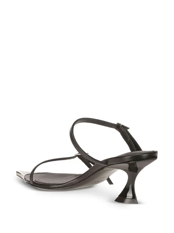 MUGLER Fang Leather Sandals