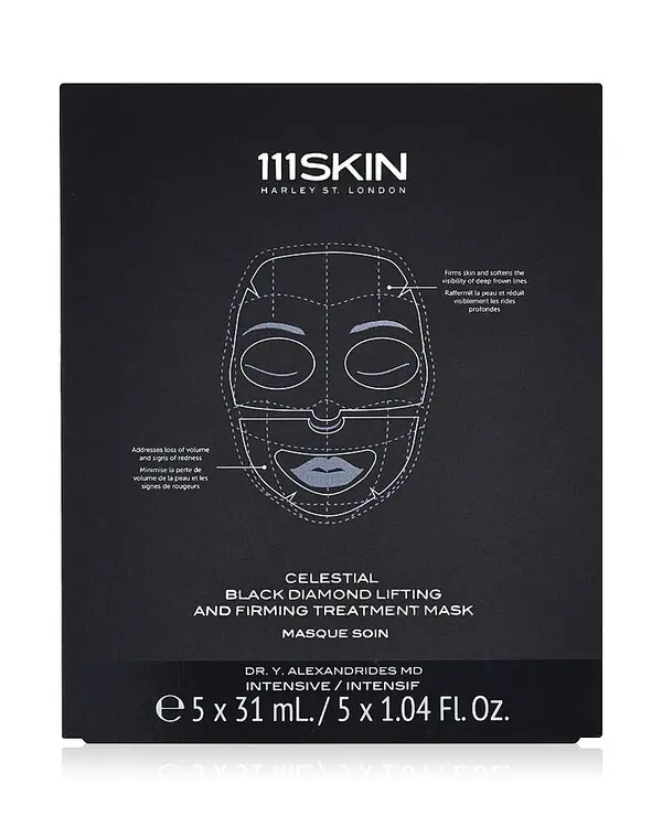 111SKIN Celestial Black Diamond Lifting & Firming Face Sheet Mask, Pack Of 5 - No Color