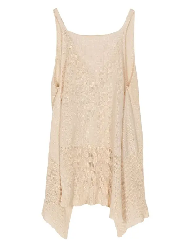 FORME D'EXPRESSION Knitted Linen Blend Top