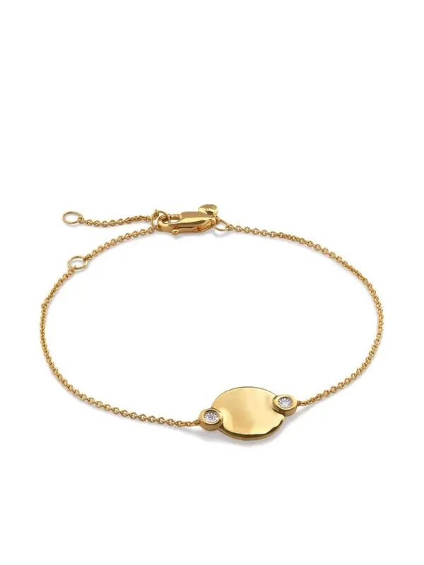 Monica Vinader Engravable Chain Bracelet - Gold