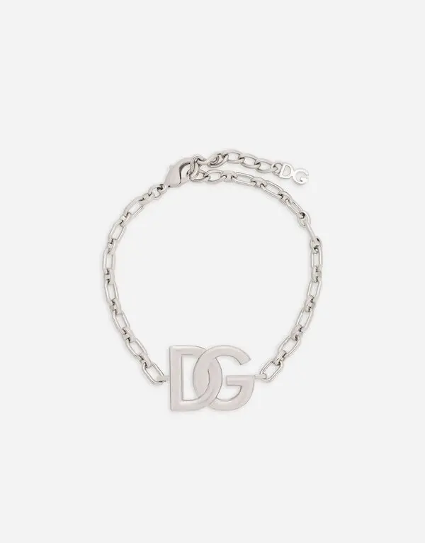 Dolce & Gabbana Dg Logo Bracelet - Silver