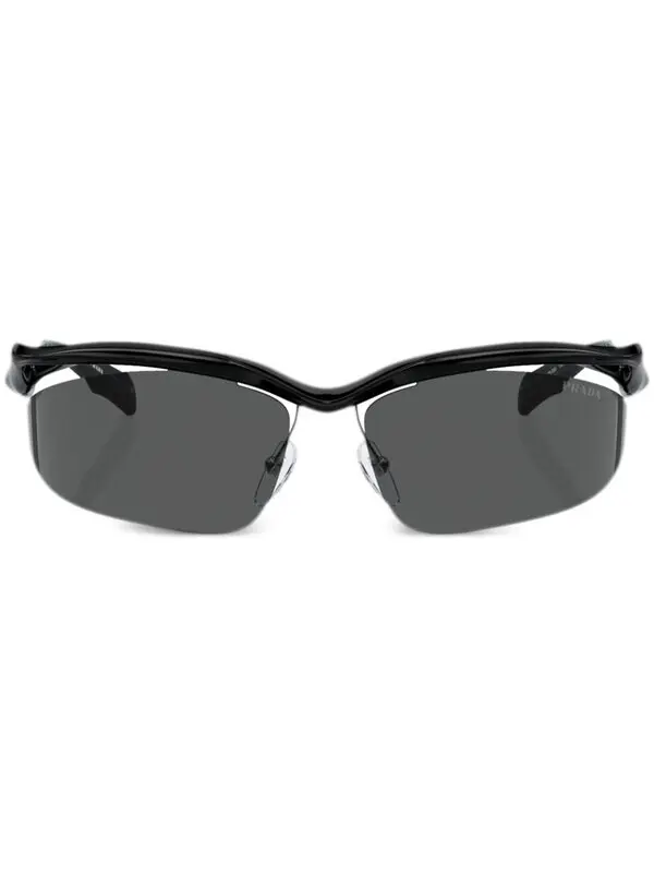 Prada Geometric Sunglasses - Black