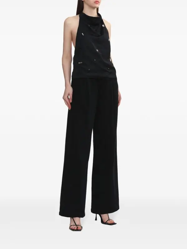 3.1 Phillip Lim Crystal-embellished Halterneck Top