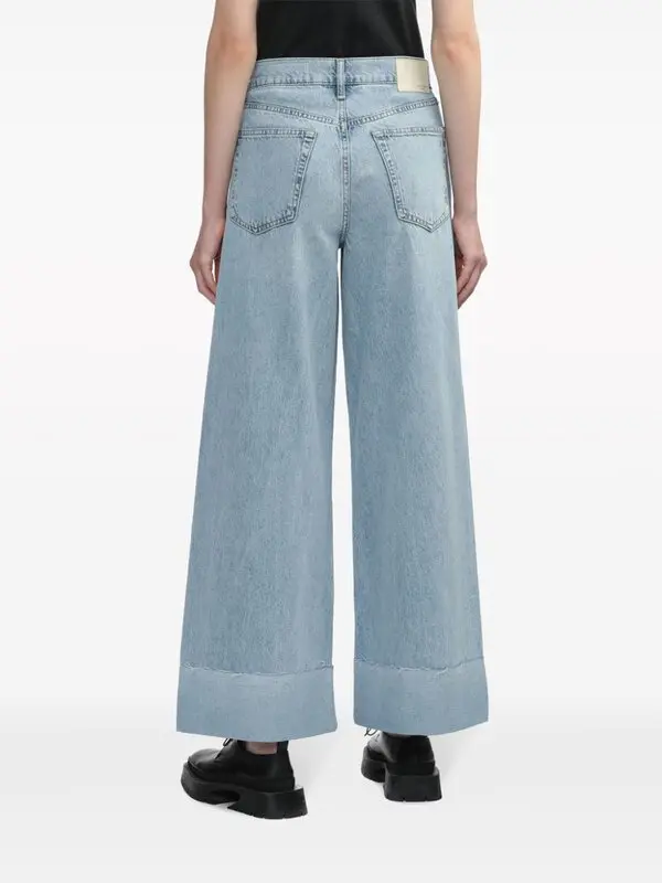 Rag & Bone Sofie High-rise Wide-leg Jeans - Blue