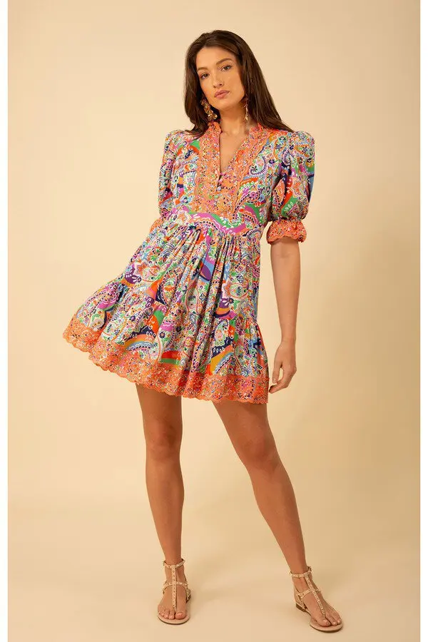 Hale Bob Madilyn Mini Dress - Purple