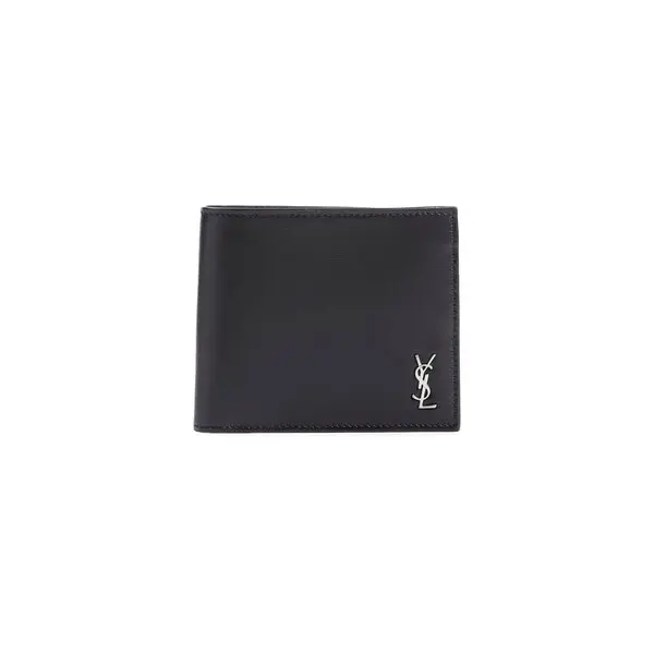 Saint Laurent Tiny Cassandre East/west Wallet Accessories - Black