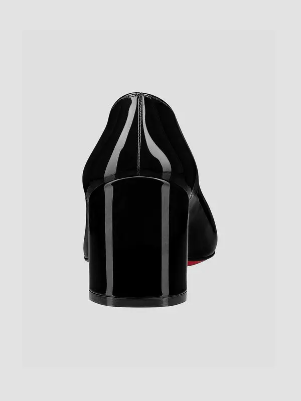 CHRISTIAN LOUBOUTIN Miss Sab 55mm Patent Leather Pumps - Black
