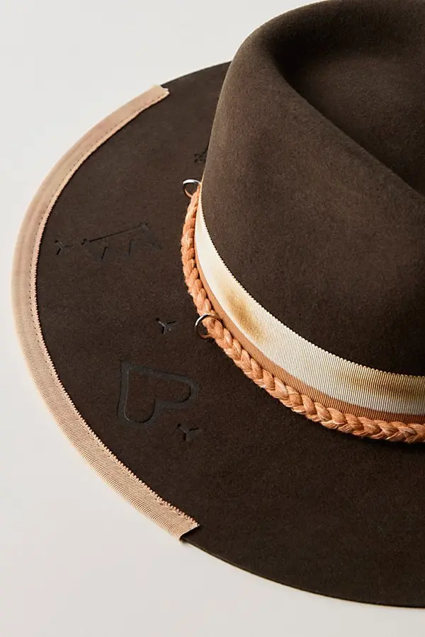 MOSSANT Roundtop Felt Hat - Chocolate