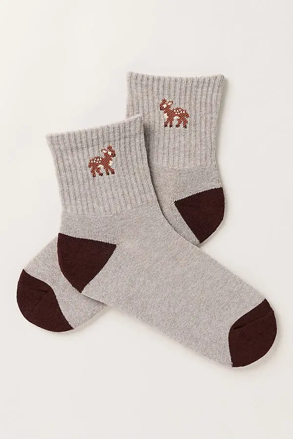Daily Practice By Athletic Icon Socks - Deer