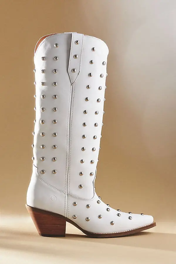 DINGO 1969 Broadway Bgo Cowboy Boots - White