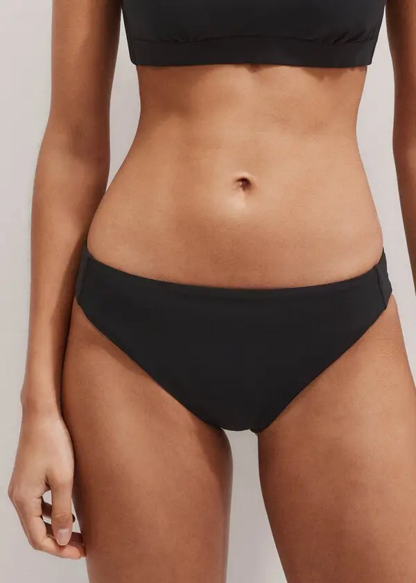 ME+EM Adjustable-rise Bikini Bottom - Black