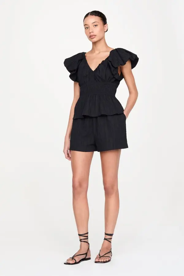 MARIE OLIVER Lydia Top - Black